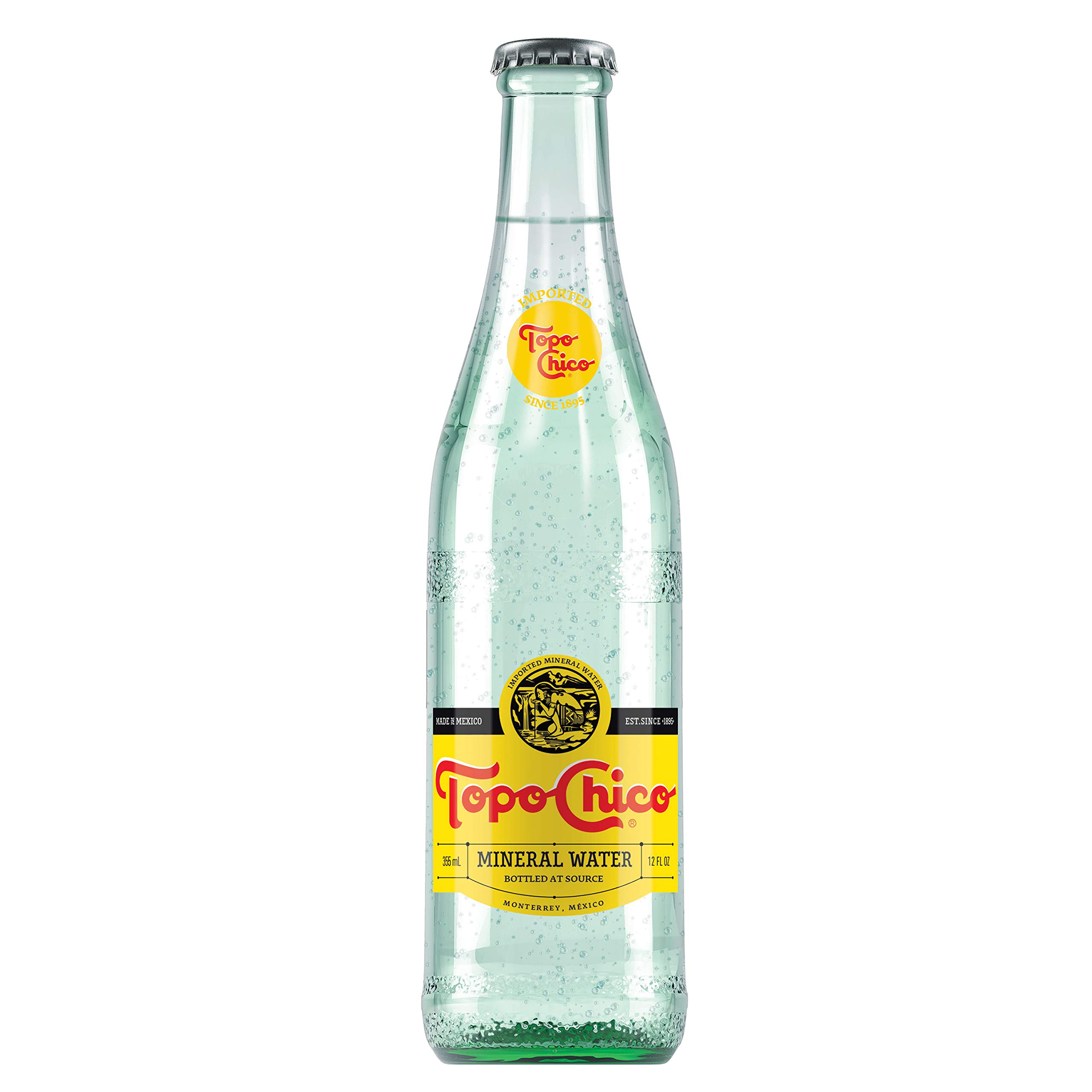 TOPO CHICO Mineral Water, 12 Fl Oz, Pack of 24