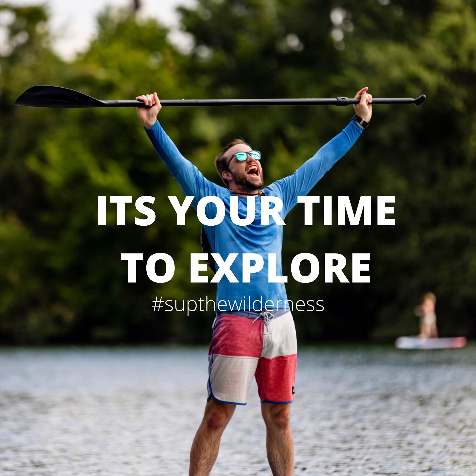 Wilderness 10'6"x32"x 6" Premium Inflatable Stand Up Paddle Board | Australian Owned | 8 SUP Accessories, Easy Balance, Non-Slip Deck, Backpack, Paddle, Leash and Pump