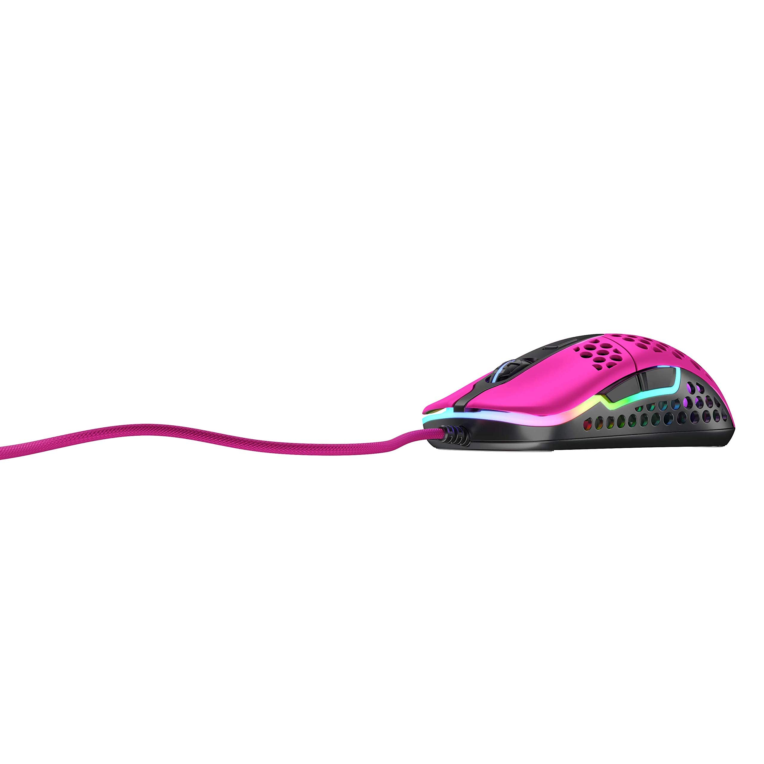 Xtrfy M42 RGB Ultra Light Gaming Mouse - Pink