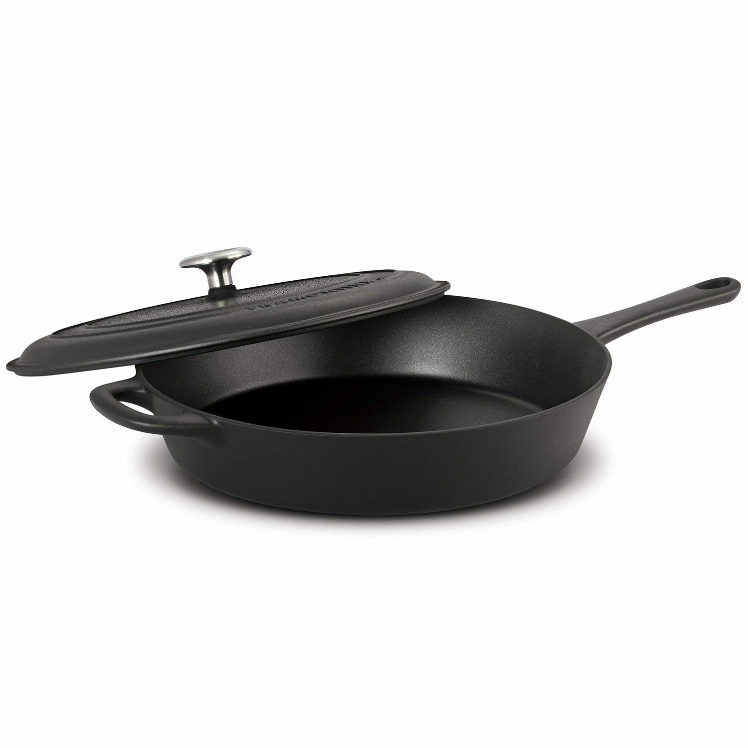 Tramontina 12.5" Covered Cast Iron Skillet