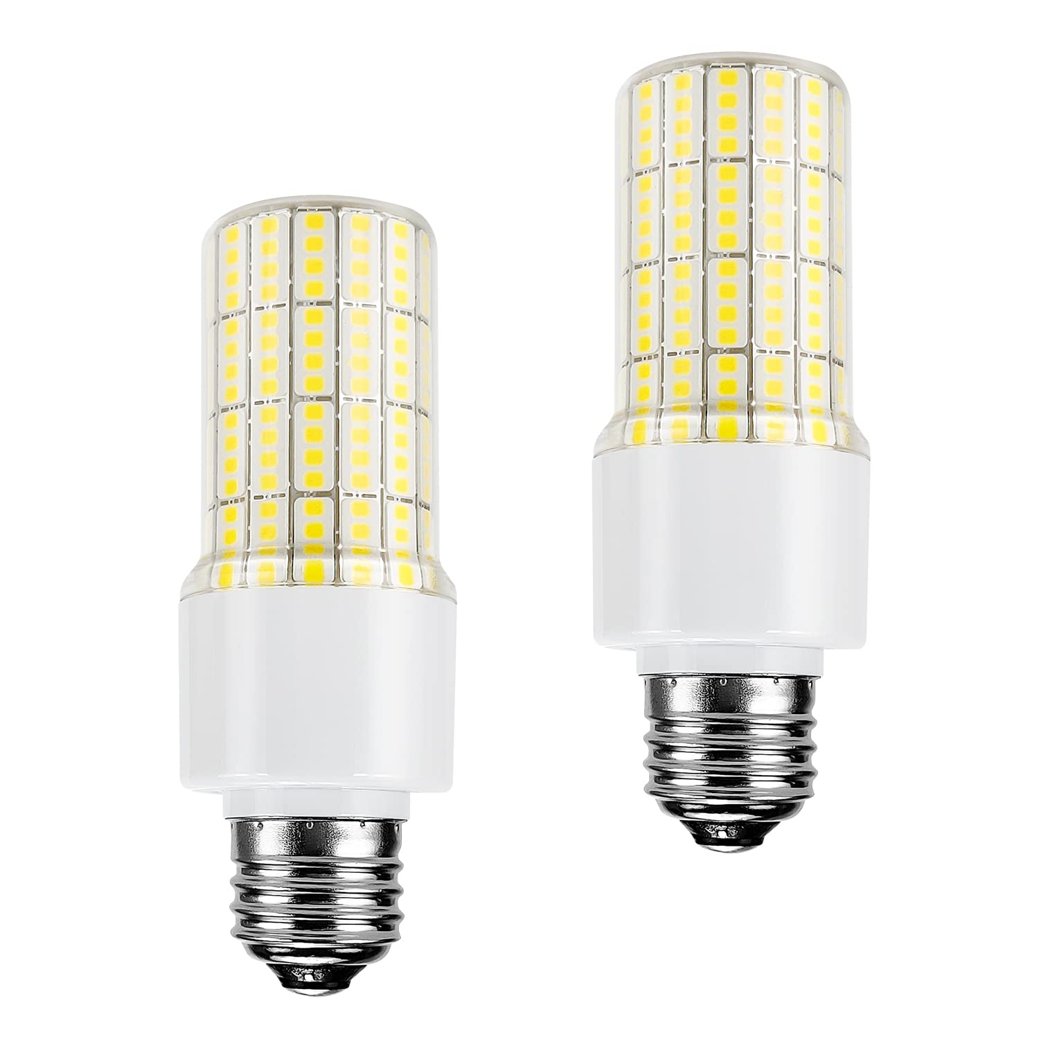ZP 40W Led Light Bulb 300W Equivalent 5000 Lumen 5000K Daylight White A19 Bulbs, E26/E27 Base Corn Waterproof Lighting for Outdoor IndoorBackyard Flicker Free Pack of 2, Green, Brandcolorsize