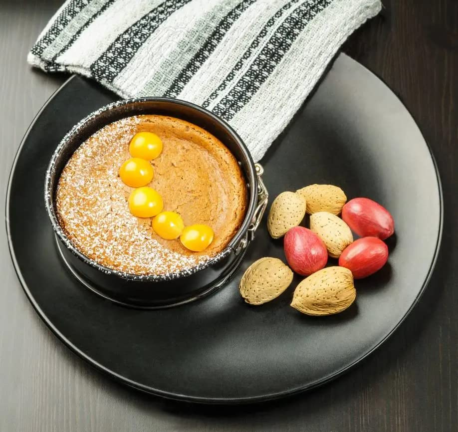 Tellshun 4 Inch Springform Pan Mini Baking Mold Round Leakproof Nonstick Removable Bottom Bakeware for Mini Cheesecakes, Pizza, and Quiches (1, 4 Inch)