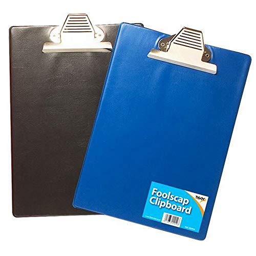Tiger Stationery Foolscap PVC Clipboard (A4) (Blue)