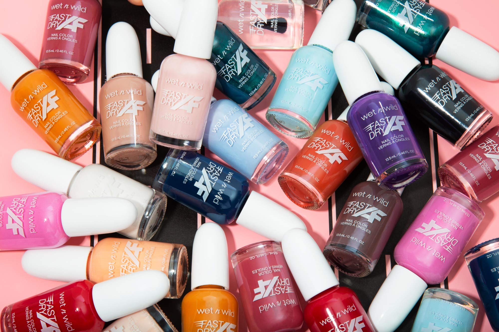 wet n wild Fast Dry AF Nail Polish Color, Baby Blue Sin-derella | Quick Drying - 40 Seconds | Long Lasting - 5 Days, Shine