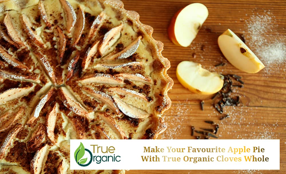 True Organic Ceylon Cloves Whole, 16 ounces Bulk Bag, USDA Organic & Kosher Certified, Non-GMO, Fresh Organic Cloves, Pure Ceylon Premium Quality