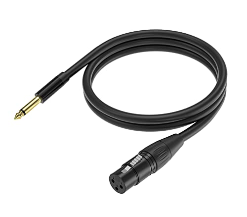 Yinker 3.5mm to XLR Cable 5FT 2Pack, 1/8 Inch TRS to XLR Male Microphone Cable, XLR to 1/8 3.5mm Mic Cord
