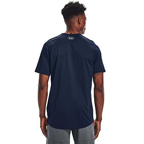 Under Armour Men's Raid 2.0 Short Sleeve T-Shirt, Academy Blue (408)/Mod Gray, XX-Large
