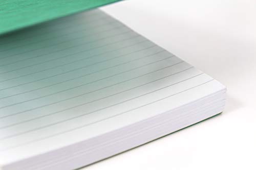 Silvine Luxpad 8x5 Spiral Reporters Notepad with 200 Feint Ruled Pages and Durable Pressboard Covers. [Pack of 6]