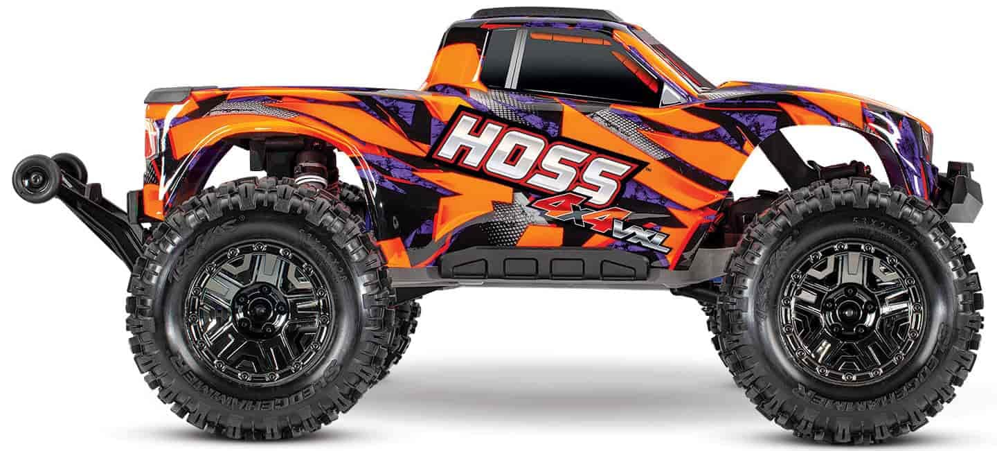 Traxxas 900764ORNG Hoss 4x4 Vxl: 1/10 Scale Monster T