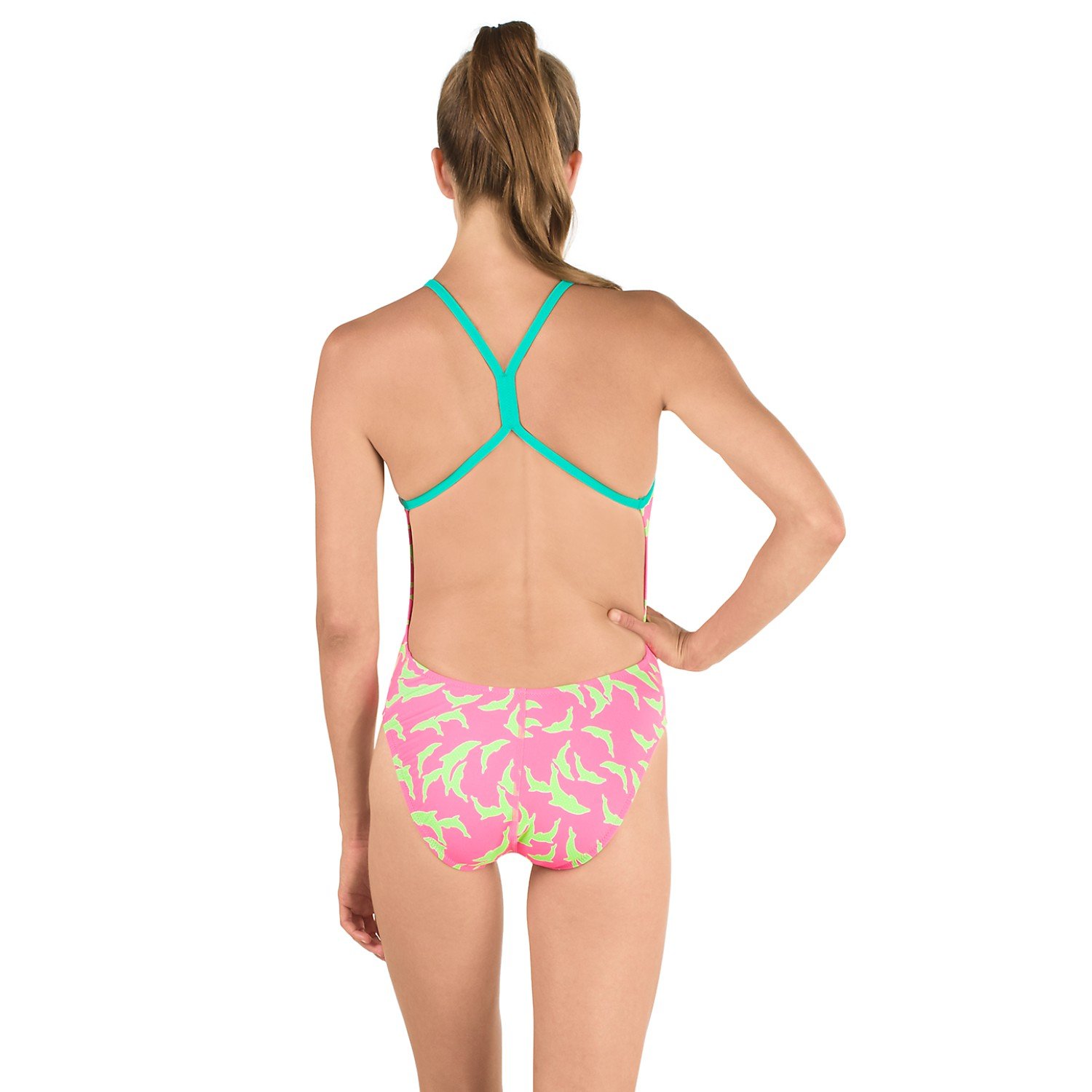 Speedo Women's Swimsuit One Piece Endurance The One Printed Team Colors - Discontinued