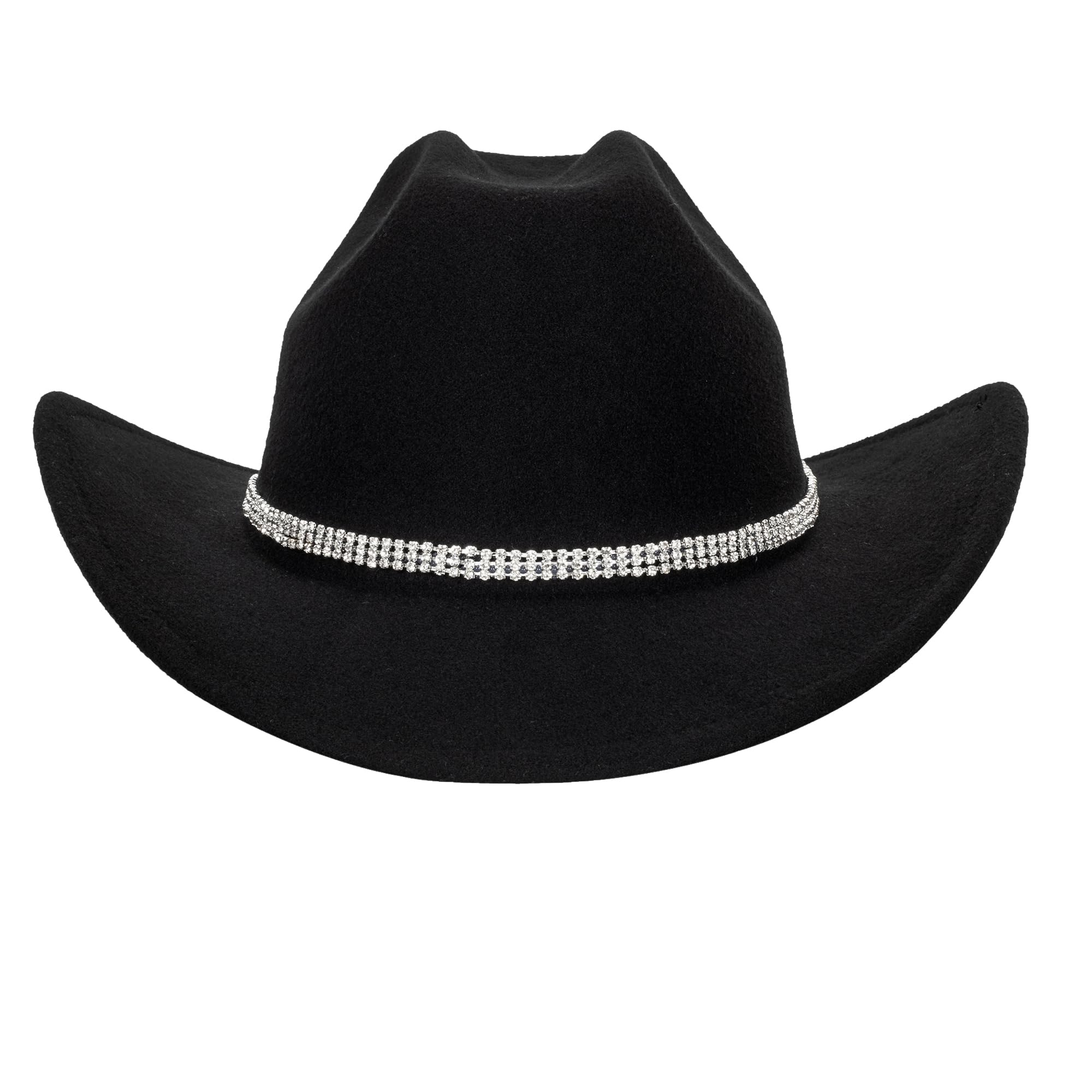 UTOWO Vintage Western Cowboy Hat for Men Outback Cowgirl Hat Rode Felt Fedora Gus Hat Women M/L