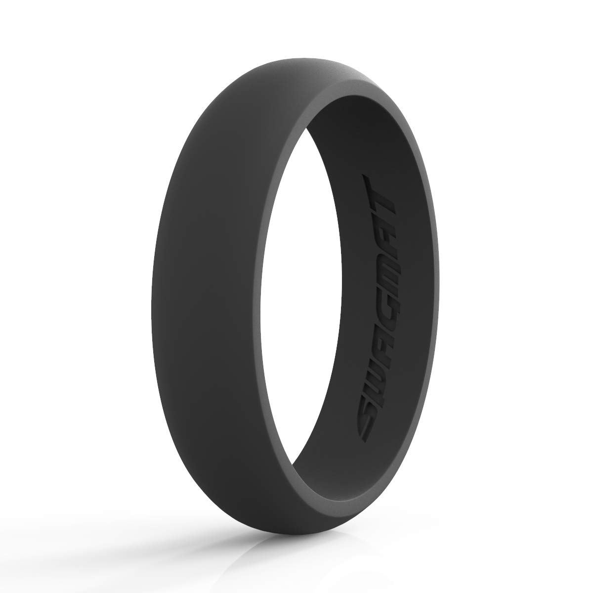Swagmat Silicone Wedding Ring - 5.5mm (Pink, Size 7)