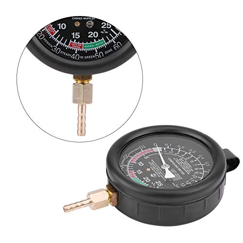 Vacuometro To Test Vacuum Pump, Keenso Car Engine Vacuum Fuel Pump & Vacuum Tester Gauge Carburetor Pressure Diagnostics Leakage Tester