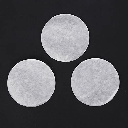 YYQTGG Coffee Filters, Paper Filters 60mm Round Coffee Maker Filters Safe Moka Pot Filter Unbleached Paper Heat Resistance for Coffee Mocha (Brown)