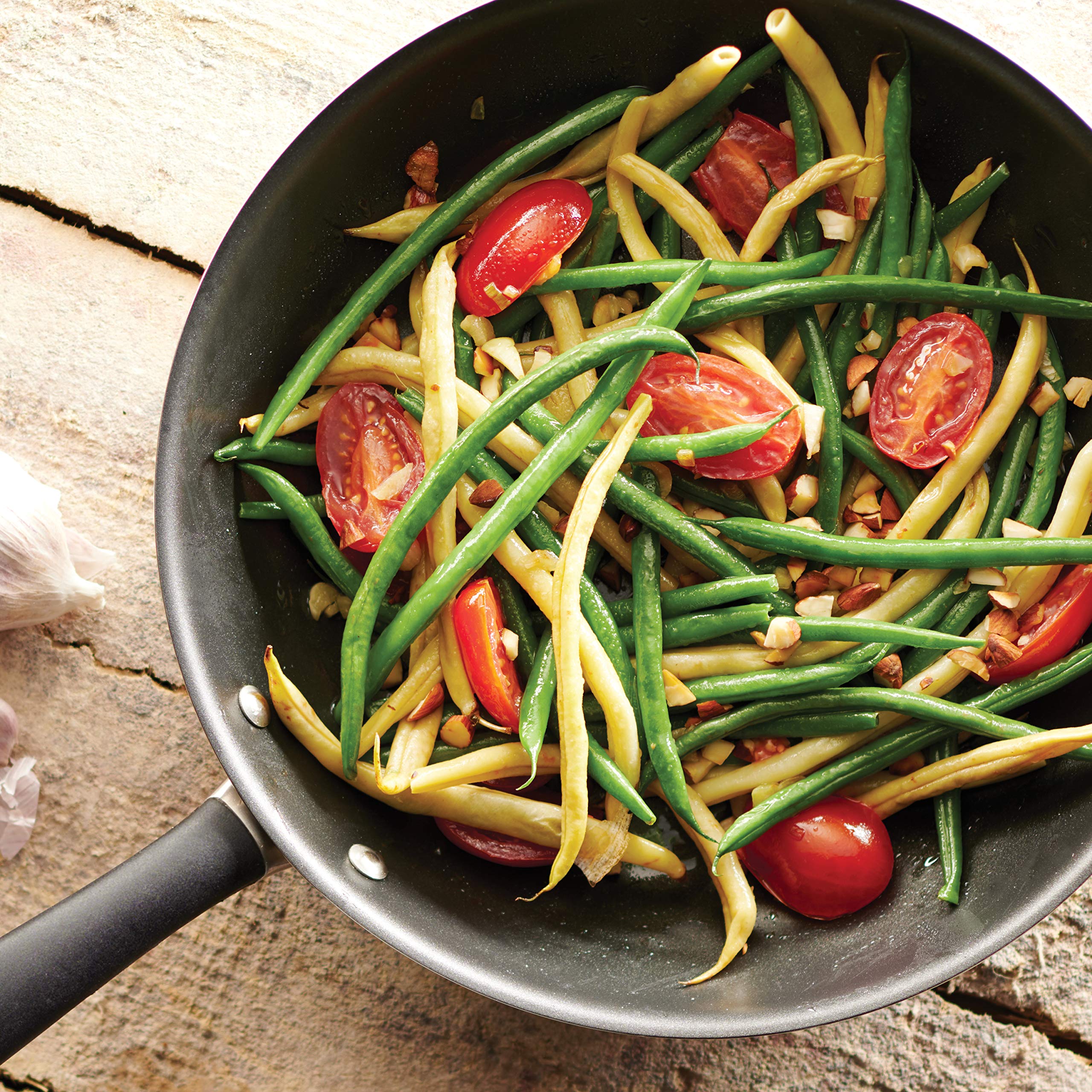 Tramontina Duo Fry Pan with Nonstick Interior Stainless Steel 8 inch, 80154/063DS