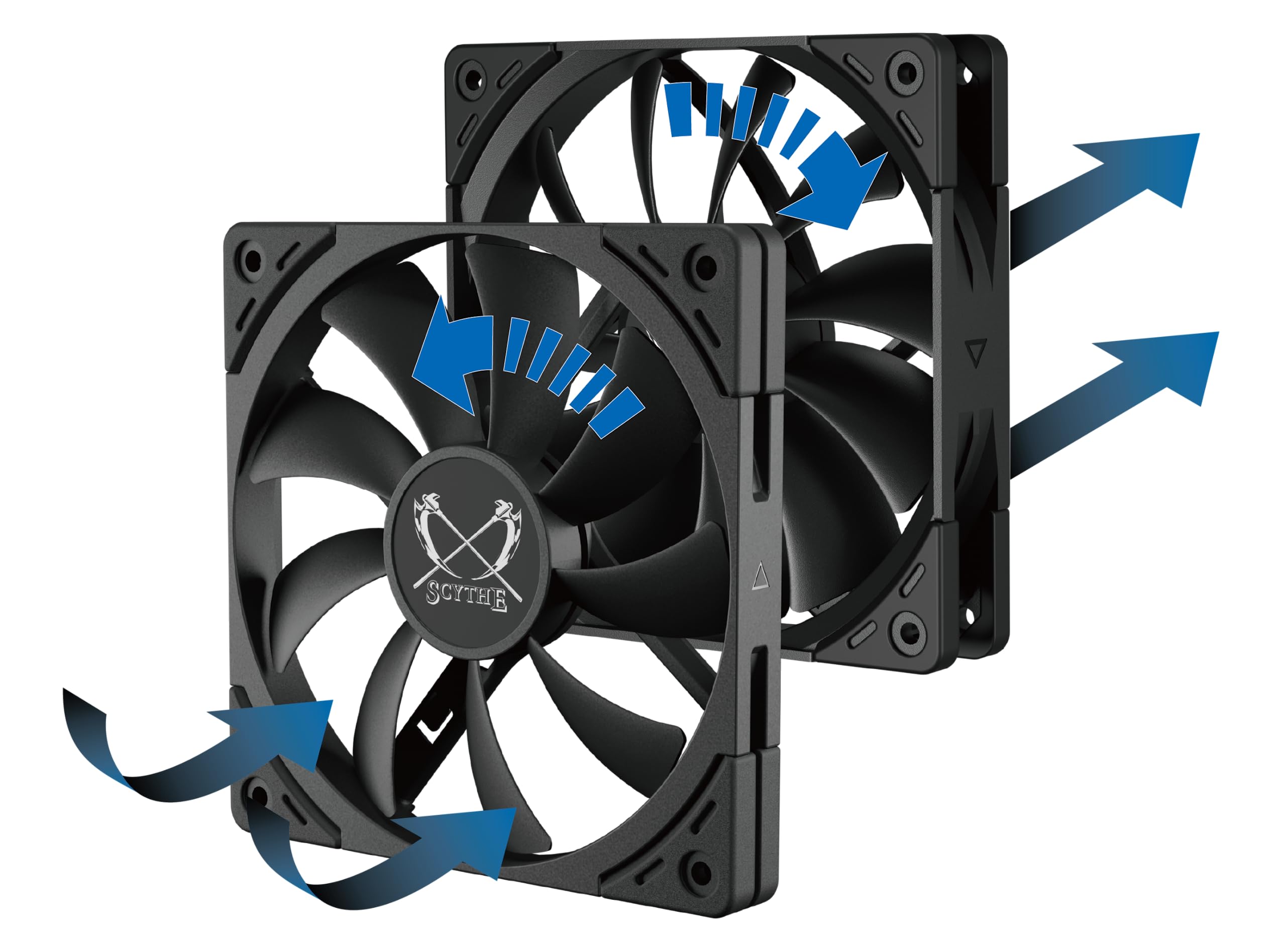 Scythe Fuma 2 CPU Air Cooler, Intel LGA1151, AMD AM4/Ryzen, 120mm Dual Towers, Black Top Cover