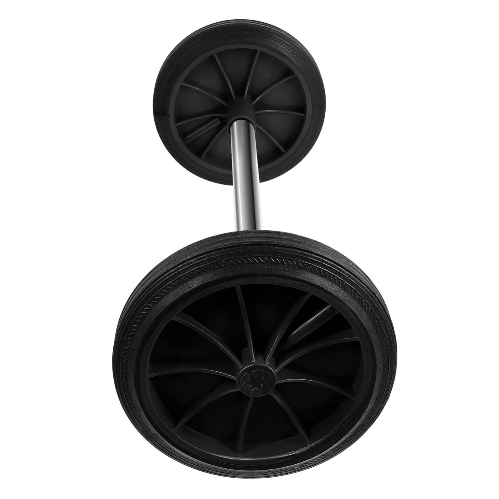 STOBAZA 1 Set Trash Can Spare Parts Dolly Tires Furniture Wheels Dolly Cart Plastic Wheels Replacement for Trash Can Garbage Can Waste Container Dollies Pulley To Rotate Base