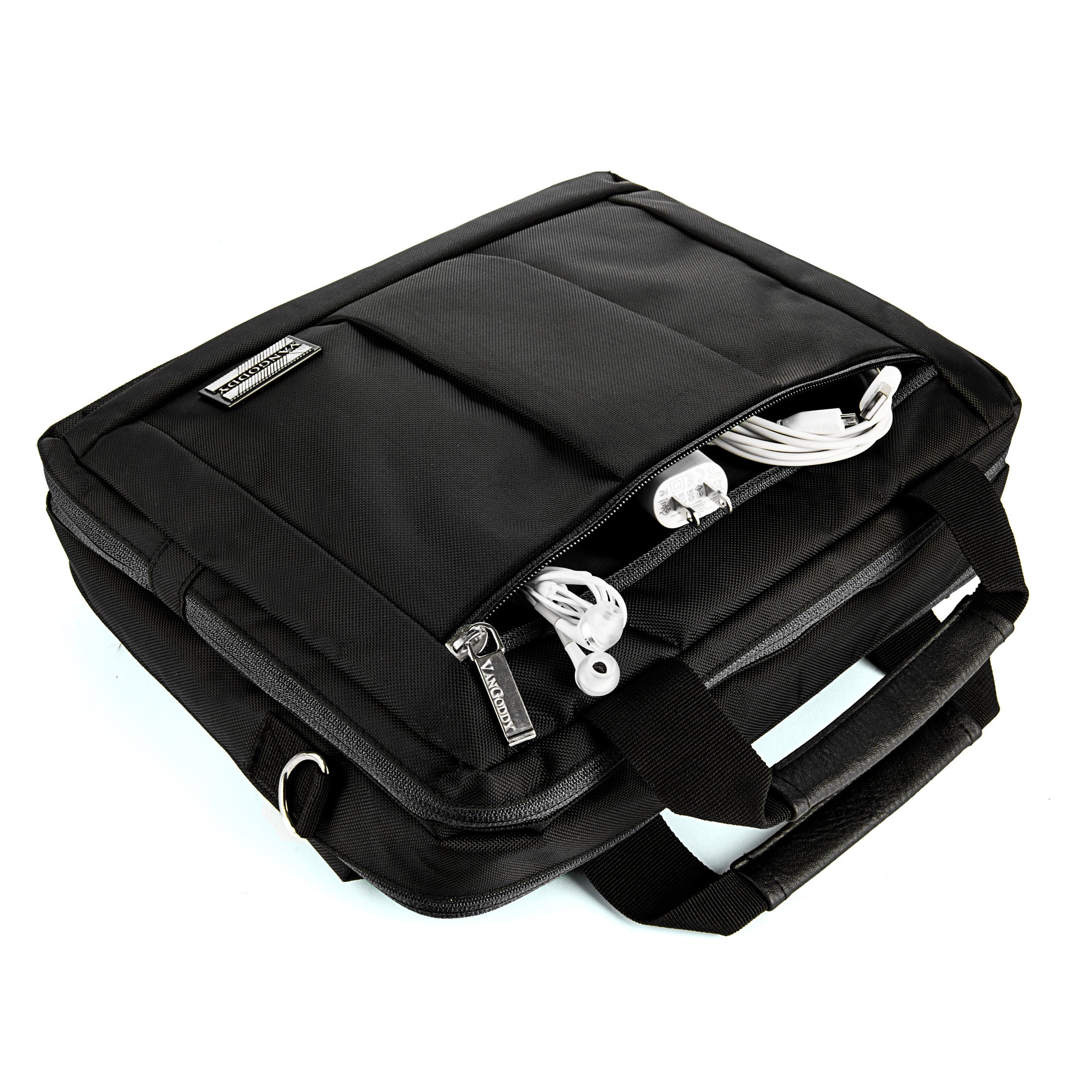 Vangoddy Shoulder Messenger Bag for Dell Latitude 7200, Latitude 7285, Latitude 5290, Inspiron 11 3000, Latitude 12, Laptops and Tablets up to 11.5 inches (Black) Package Includes Wireless Mouse