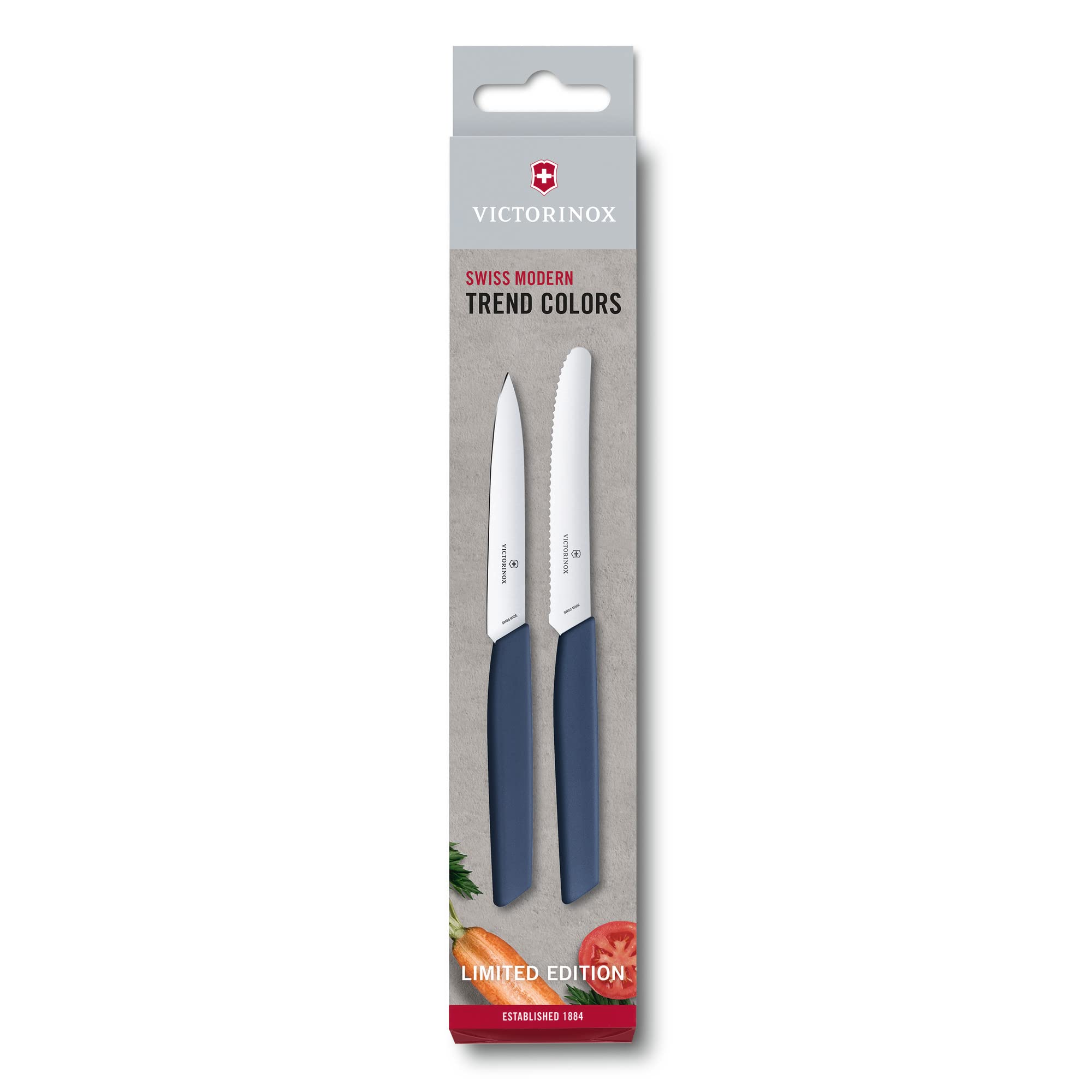 Victorinox Swiss Modern Special Edition 2022 2-piece Paring Knife Set, Marine