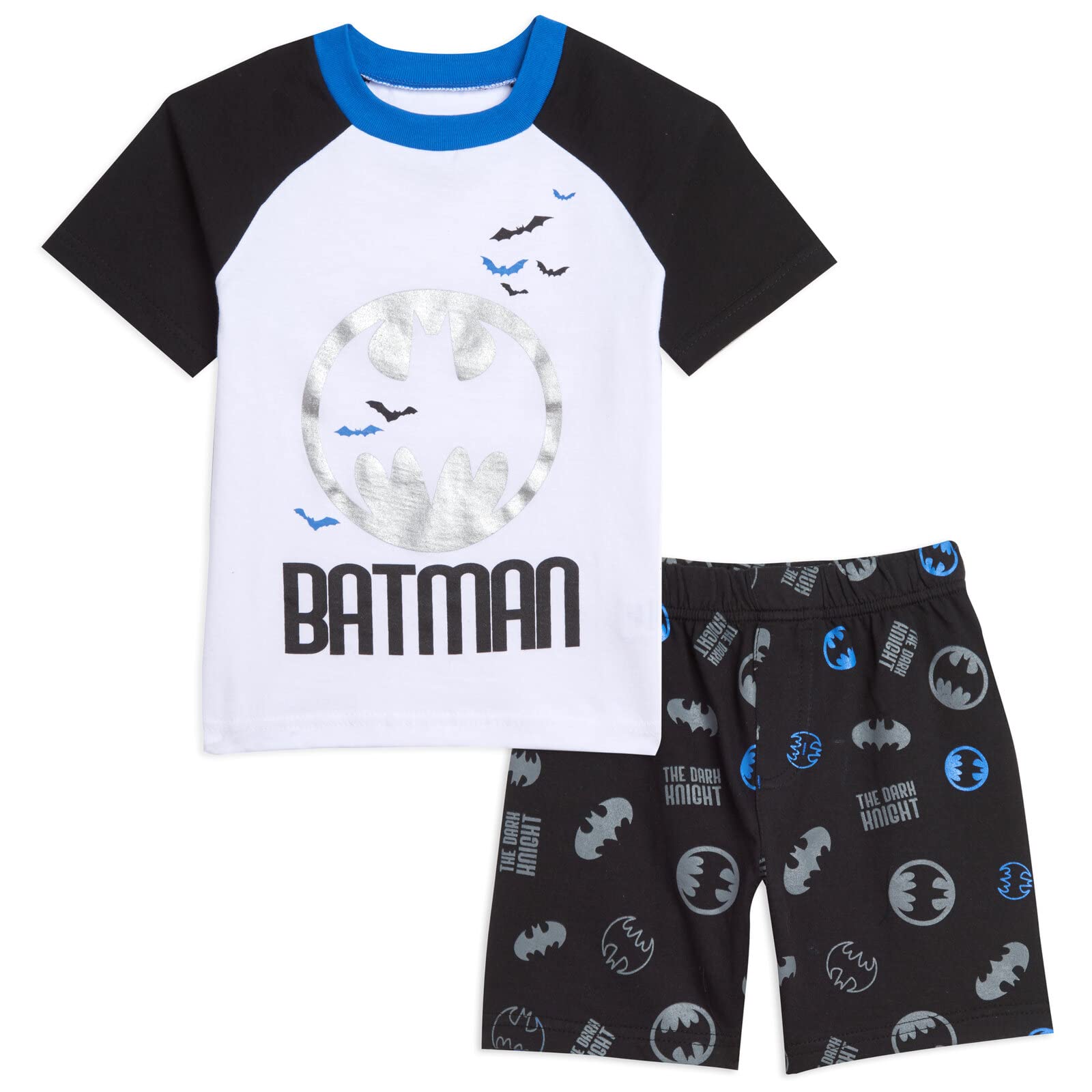 Warner Bros. Batman Little Boys T-Shirt and French Terry Shorts Set 6
