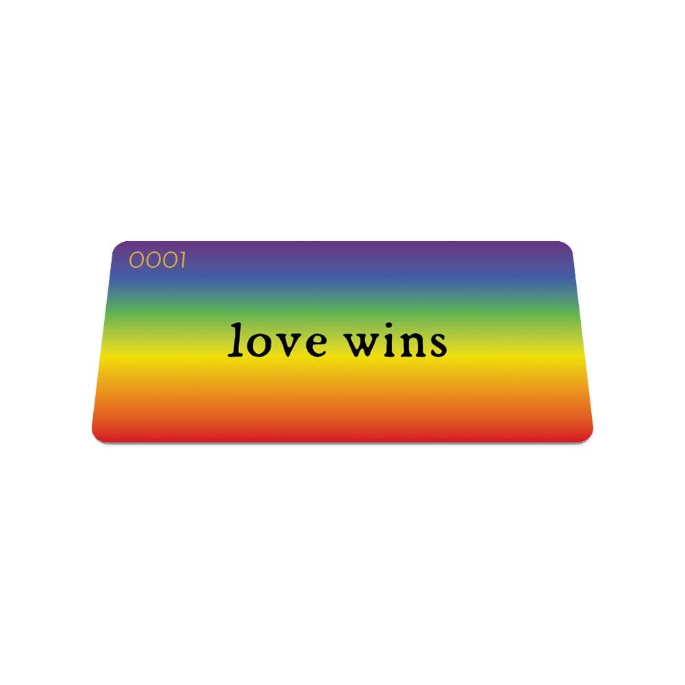 ZOX Bracelets β Love Wins | Stretchy Elastic Band with Motivational Affirmations and Beautiful Artwork, Great Gift for Men, Women, and Kids (Medium)