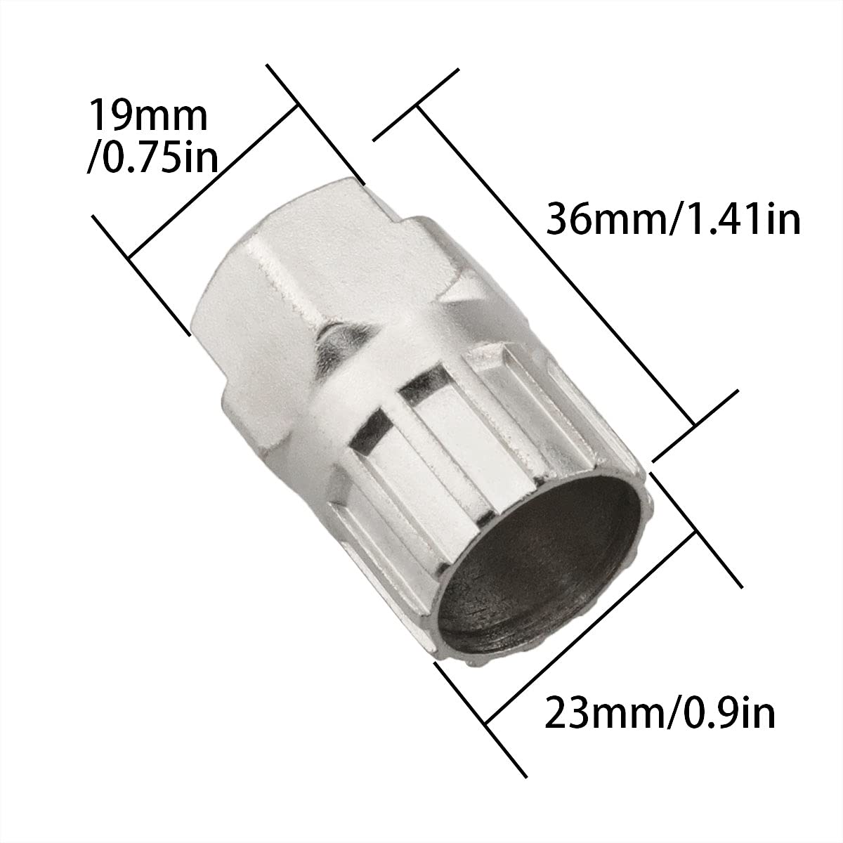ZRM&E Alloy Steel Bike Freewheel Removal Repair Tool Compatible with 12 Tooth Spline Flywheel