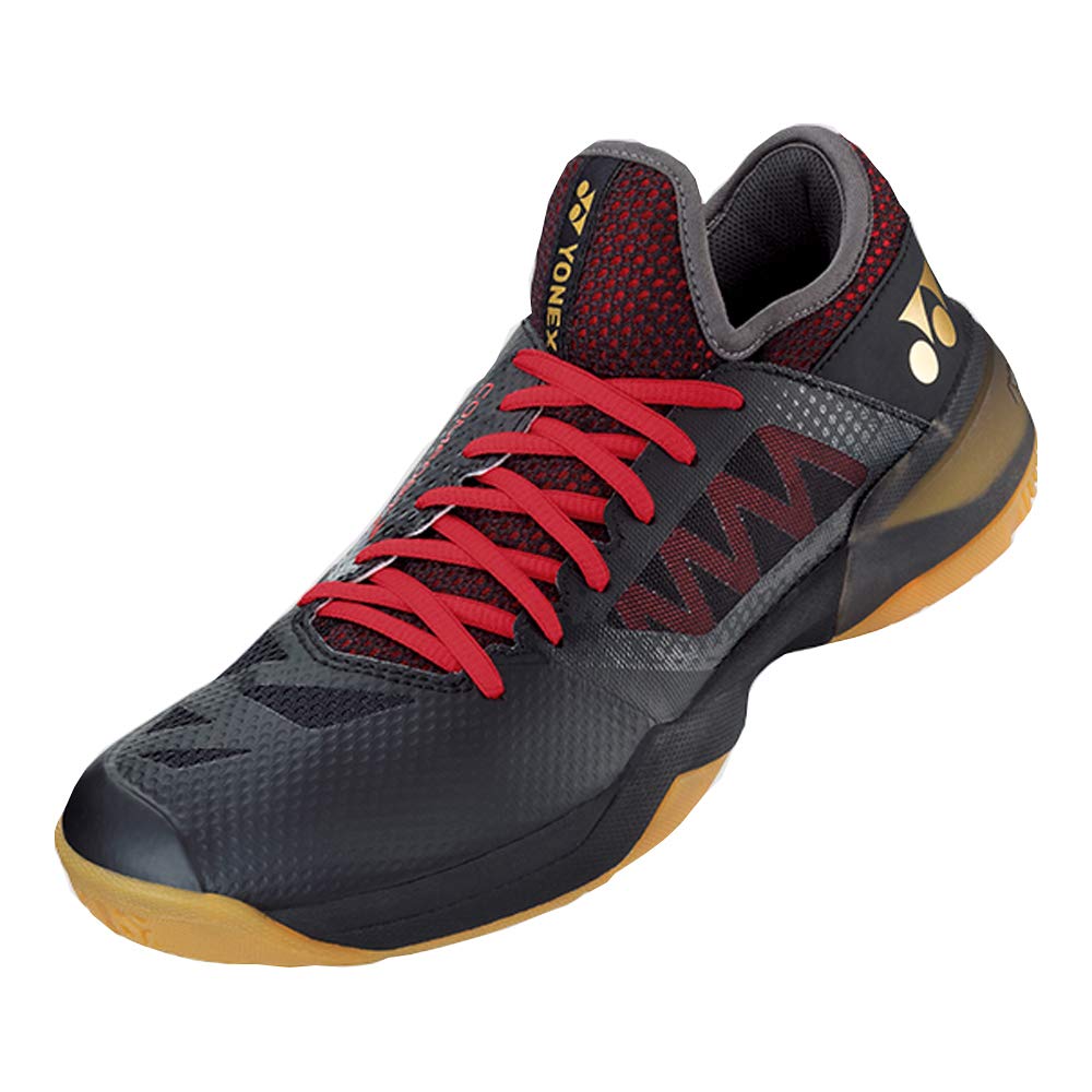 YONEX Power Cushion Comfort Z2 Men's Indoor Court Shoe (Black/Red) (Numeric_8)
