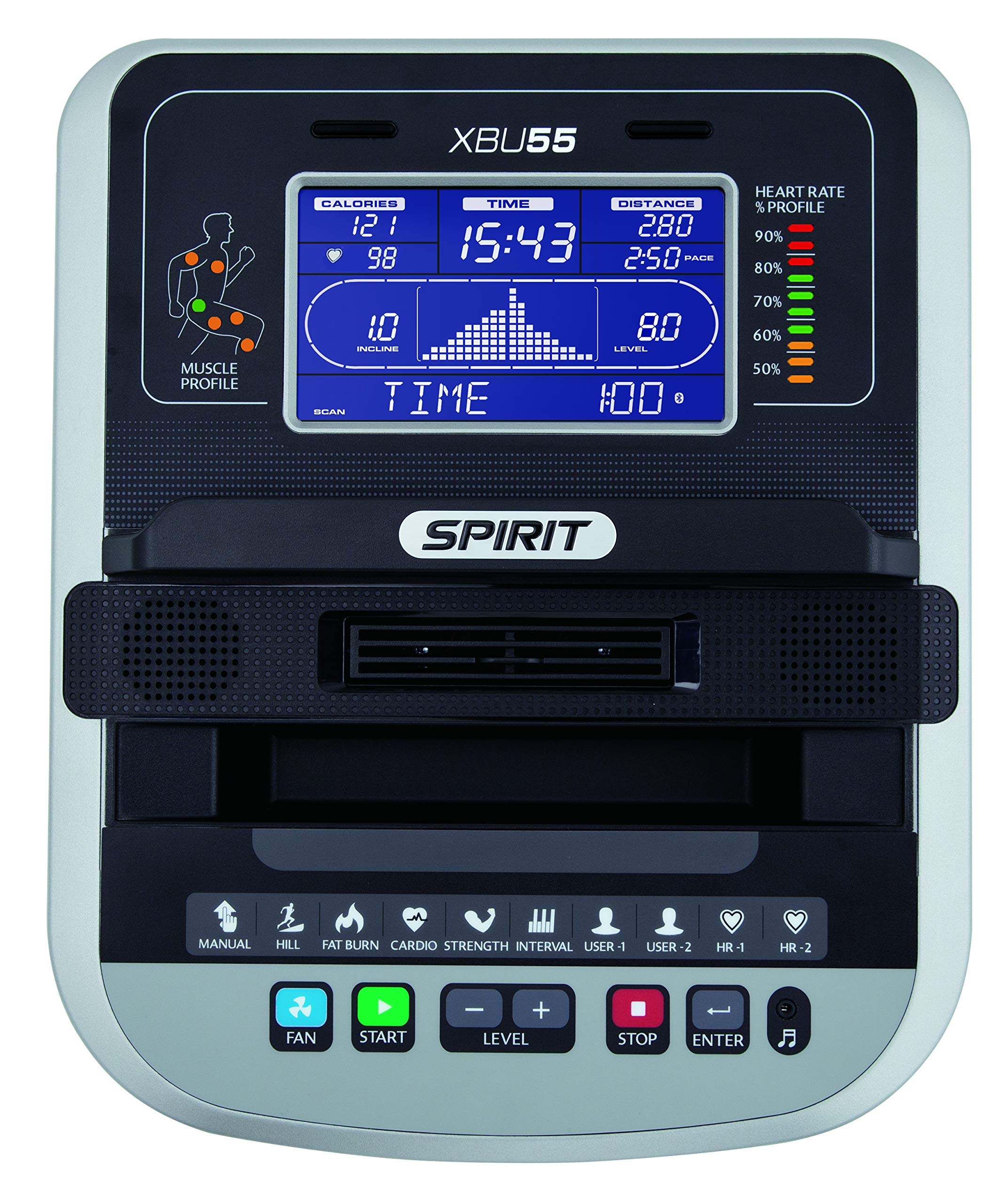 Spirit Fitness XBU55 Upright Bike