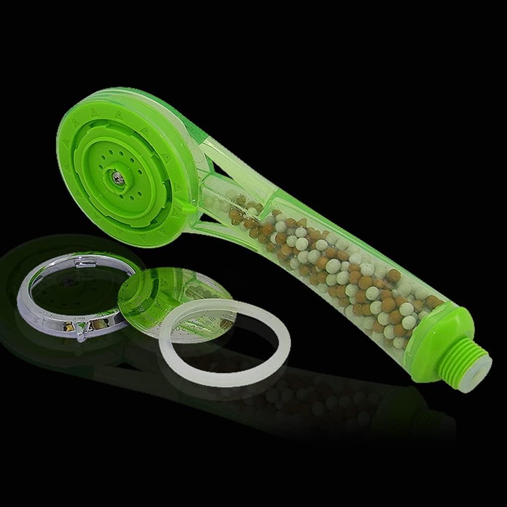 Spa hand-held shower head, hot spring shower Set, 3 Shower Modes, Bathroom Pressurized Shower Kit, Detachable, Negative ions Showerheads for everyone