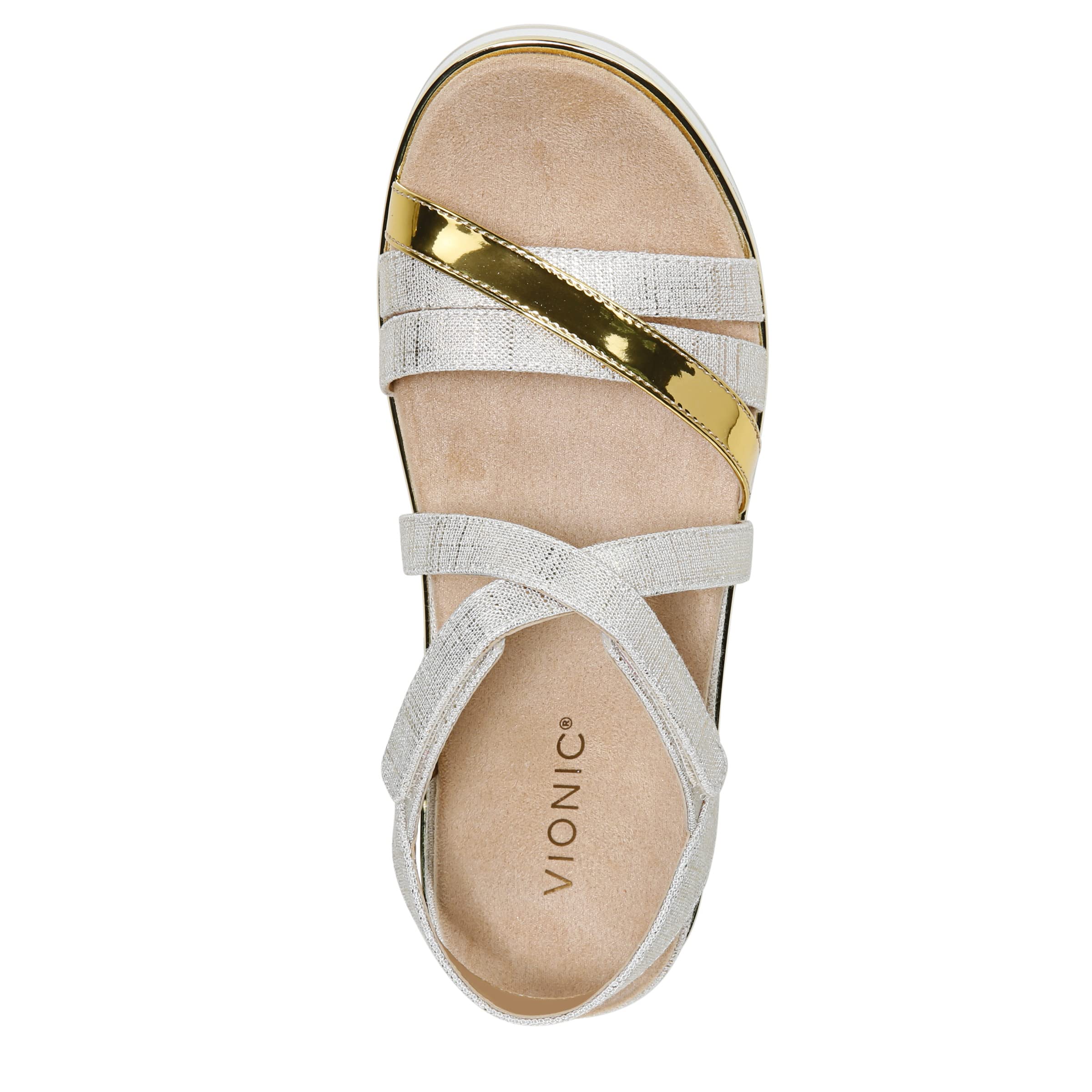 Vionic Kellyn Women's Wedge Flatform Sandal Marshmallow - 6 Medium