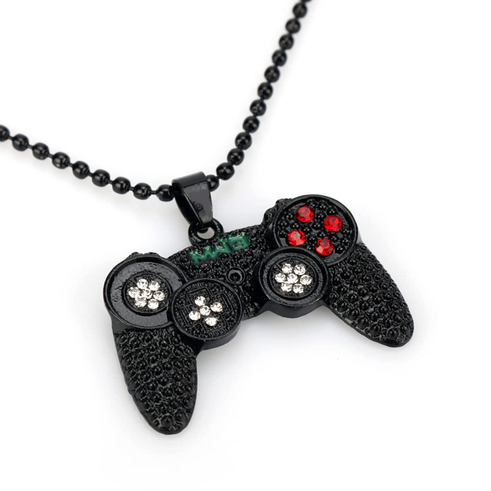 ZZ ZINFANDEL Game Controller Necklaces, Matching Necklace for Couples, Best Friend Necklace, Friendship Necklace (Colourful)