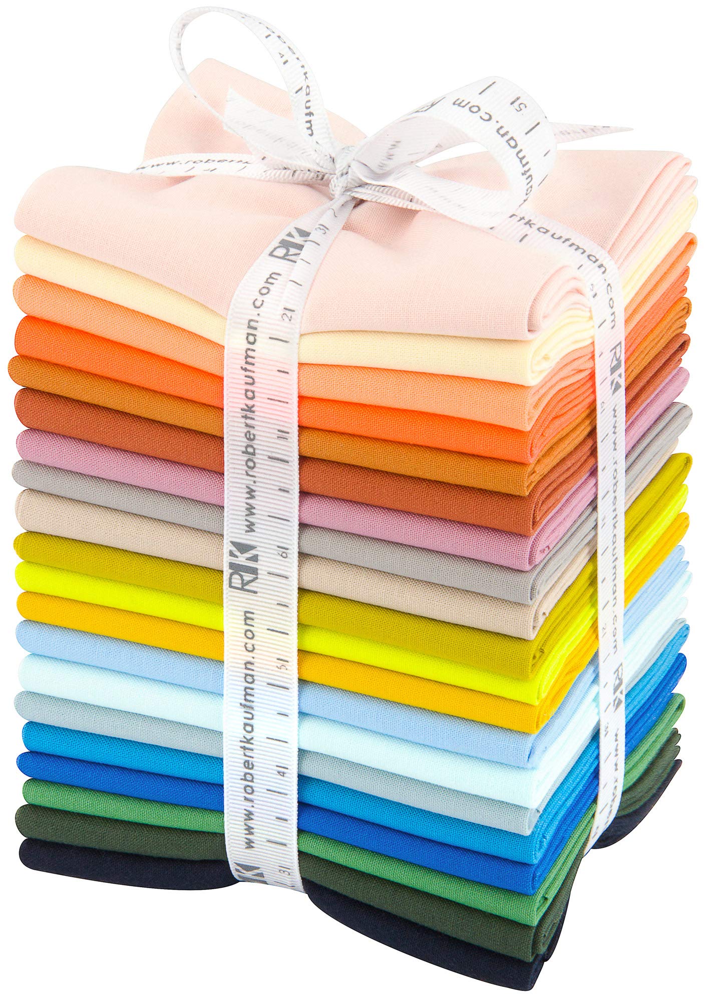 Robert Kaufman Kaufman Fat Quarter Bundles Kona Cotton Carolyn Fried, Multi