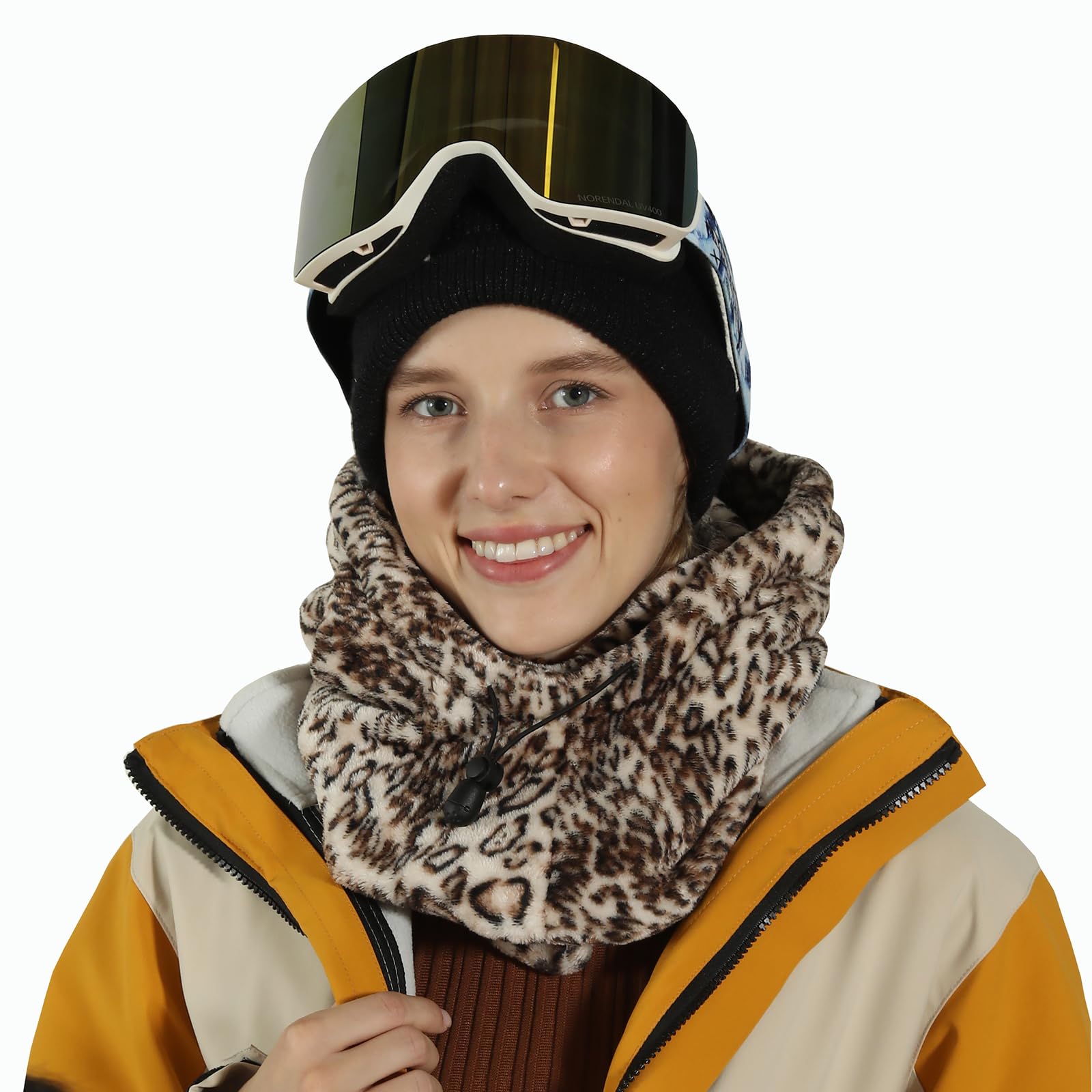 RITOPER Balaclava Women Fleece Ski Mask Winter Face Mask Snow Head Warmer Windproof Face Cover Cold Weather Face/Neck/Ear Warmer