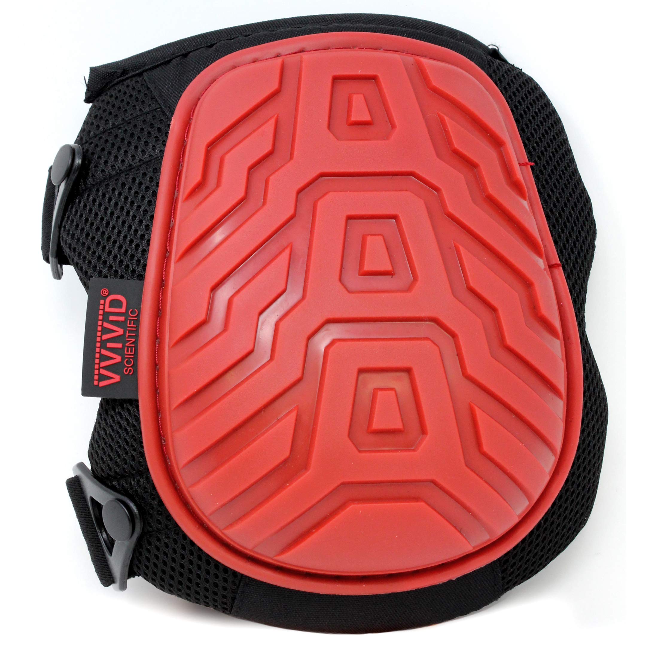 VViViD Heavy-Duty Knee Pads (Double Strapped Gel Kneepads)