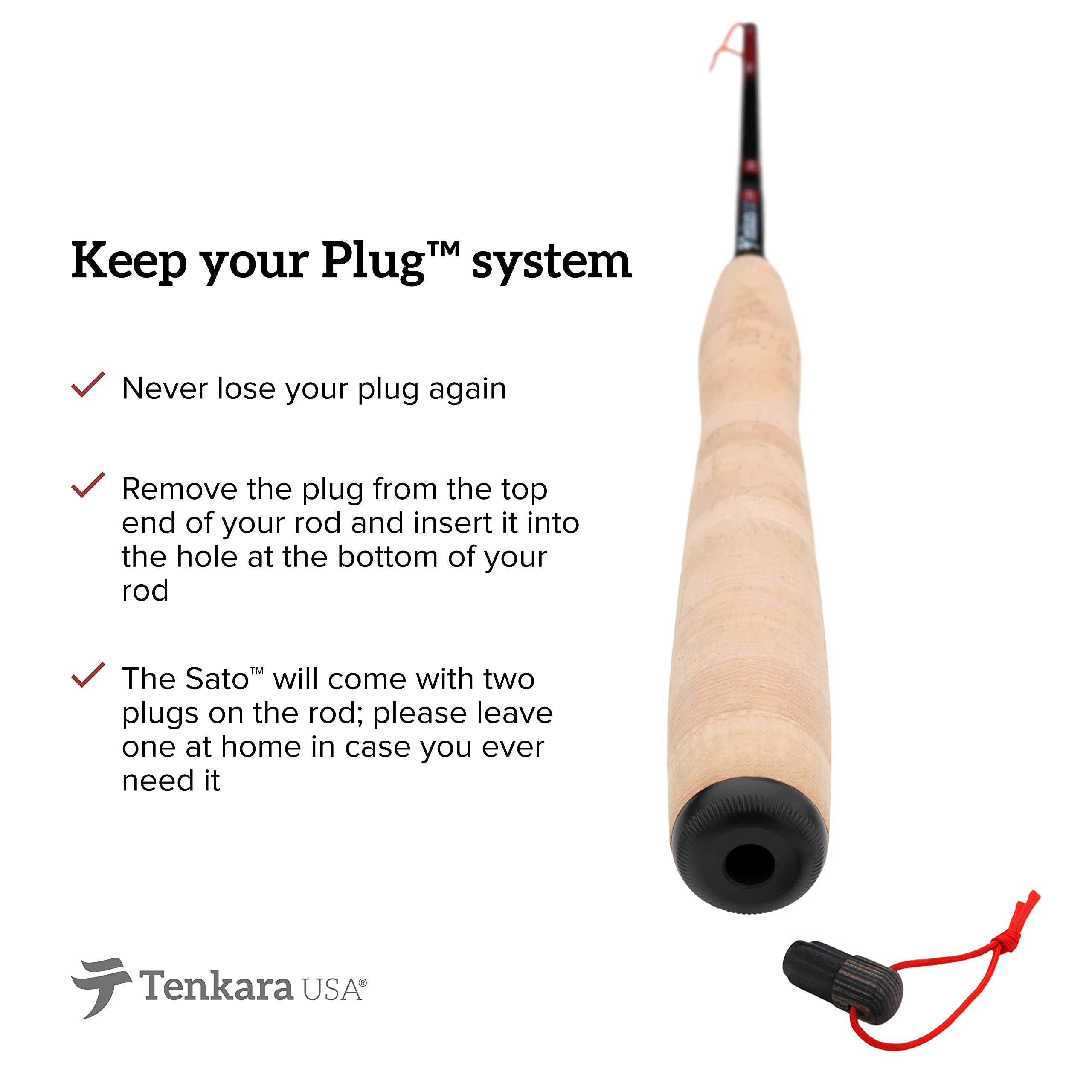 Tenkara USA Fly Fishing (Complete Set: SATO™ Rod + Starter Kit) | for Large & Small Fish - Carbon Fiber, Lightweight, Telescopic, Adjustable, 3 Multi-Lenghts ((10'8"/ 11'10"/ 12'9")