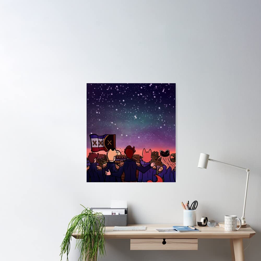 Tommyinnit Dreamsmp Nihachu Lmanburg Tubbo Wilbursoot Fundy Pogtopia Poster For Home Decor