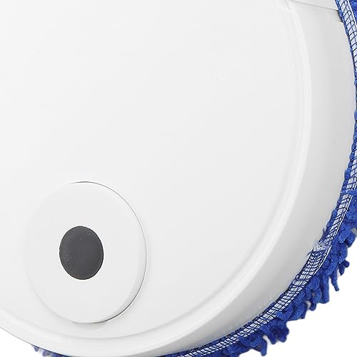 Robot Vacuum, Intelligent Water Control Robotic Vacuum and Mop Combo Simulated Hand Pressure Ultra Thin for Cleaning Fruit for Cleaning Flour (White)