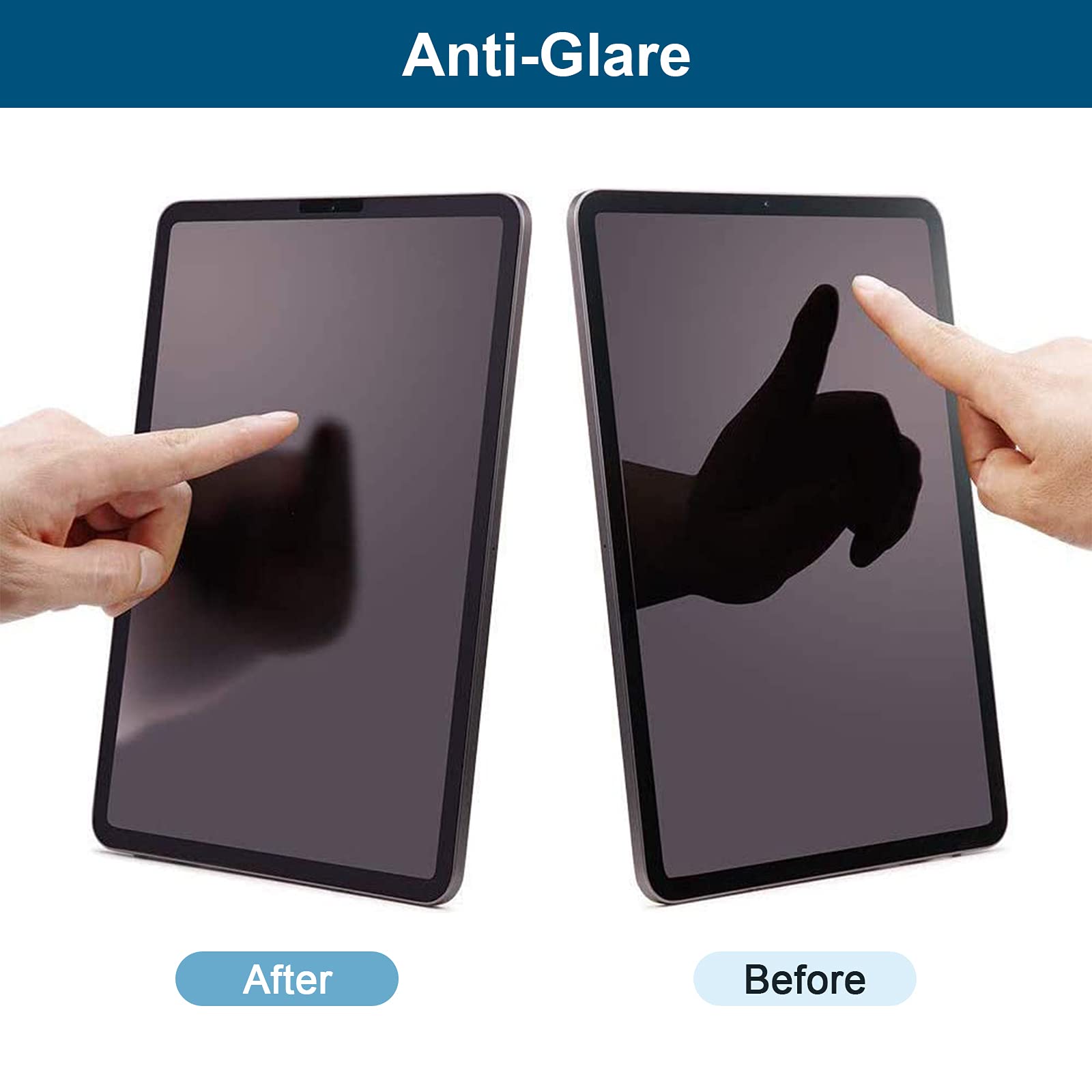 Magnetic Paper Feels Texture Screen Protector for iPad Pro 11 inch (2021 &2020 &2018) All Model/iPad Air 4(10.9 inch 2020), Removable Easy On/Off Matte Screen Film for iPad Pro 11 inch M1 2021