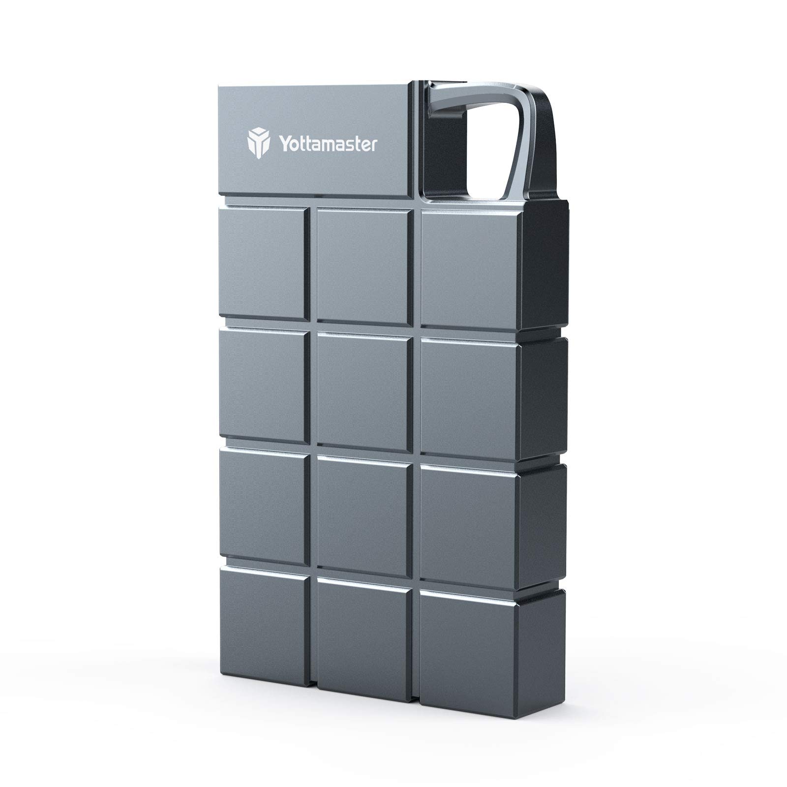 Yottamaster 1TB Portable External SSD - Up to 950MB/s Data Transfer, USB 3.1(Gen 2) 10Gbps NVMe M.2 Mobile Solid State Drive with Aluminum & Compact Design