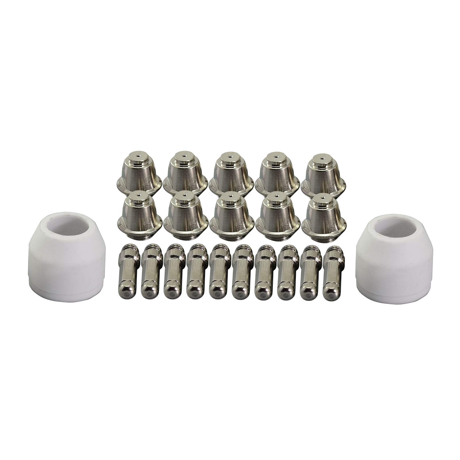 RIVERWELD Plasma Electrode Tip Nozzle Shroud Ceramic Cup Fit Miller APT7000 And OTC D7000 Plasma Cutter 22pcs