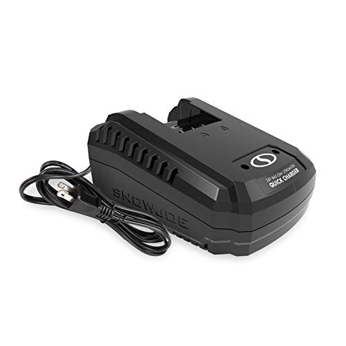 Snow Joe + Sun Joe 24V-2AMP-SK1R-P2 24-Volt IONMAX Starter Kit, W/ 2.0-Ah Battery and Quick Charger