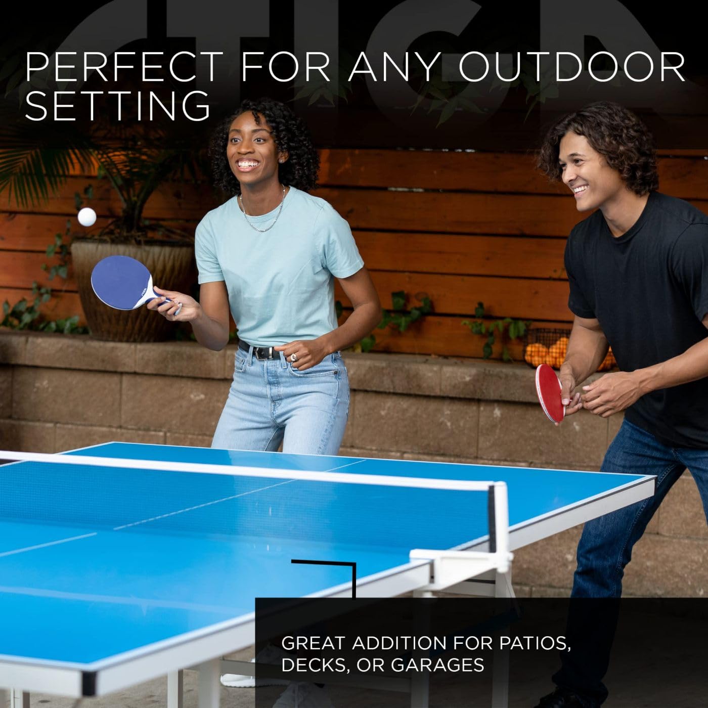 STIGA XTR Professional Outdoor Table Tennis Tables β All Weather Aluminum Waterproof Outdoor or Indoor Design with Net & Post - 10 Minute Easy Assembly Ping Pong Table with Compact Storage