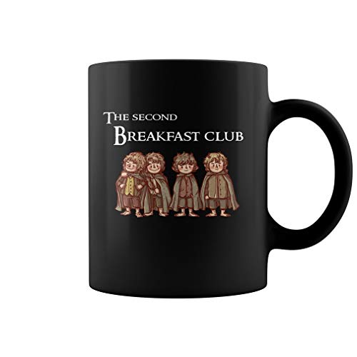 The Second Breakfast Club 11 oz Funny Coffe Gift Ceramic Mug