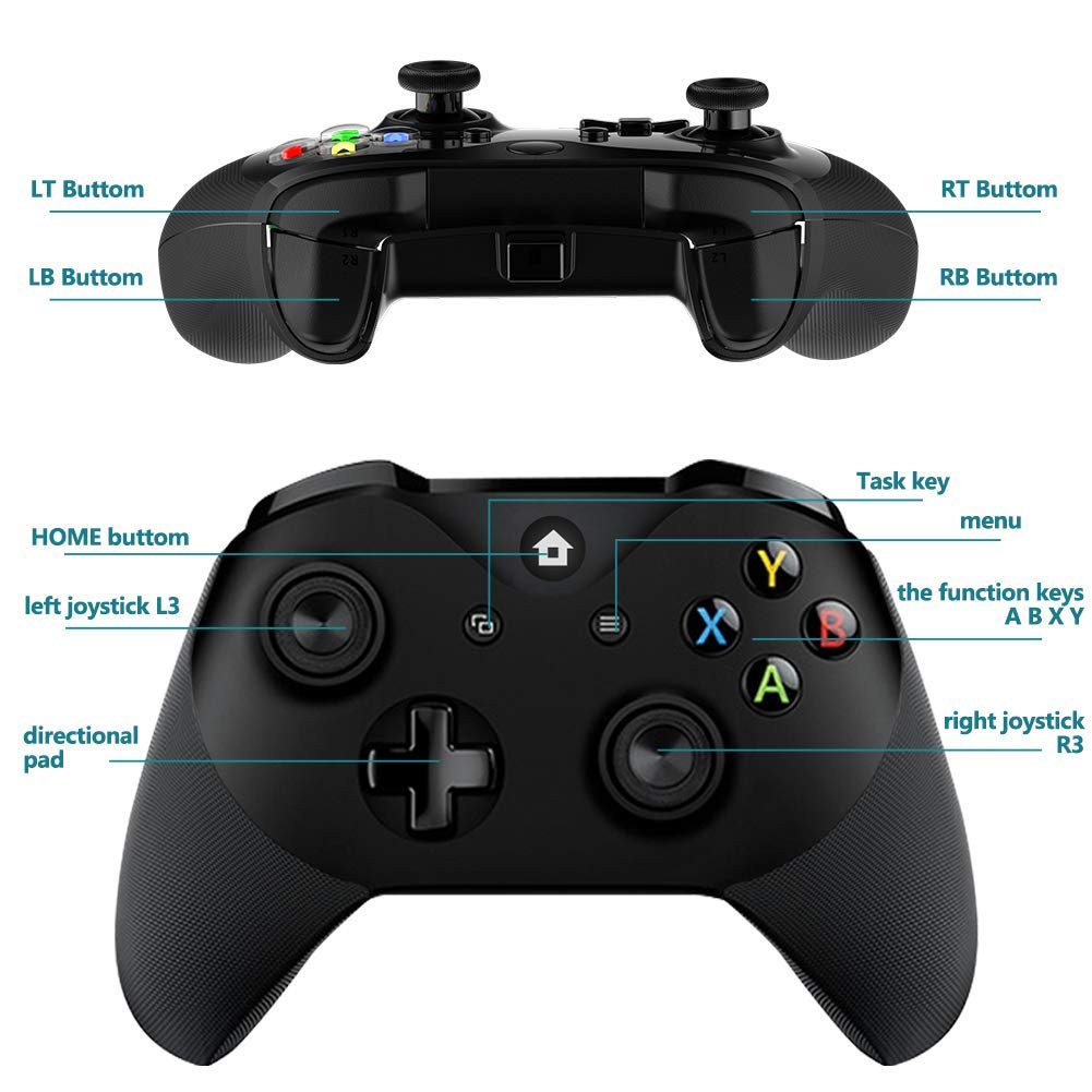 Wired Controller Detachable for Xbox Series X & S:Upgraded Joystick-Headset Jack-Trigger Buttons Mode - Compatible with PC, Xbox One, Xbox Series X & S and PC Windows 7,8,10 (Renewed)