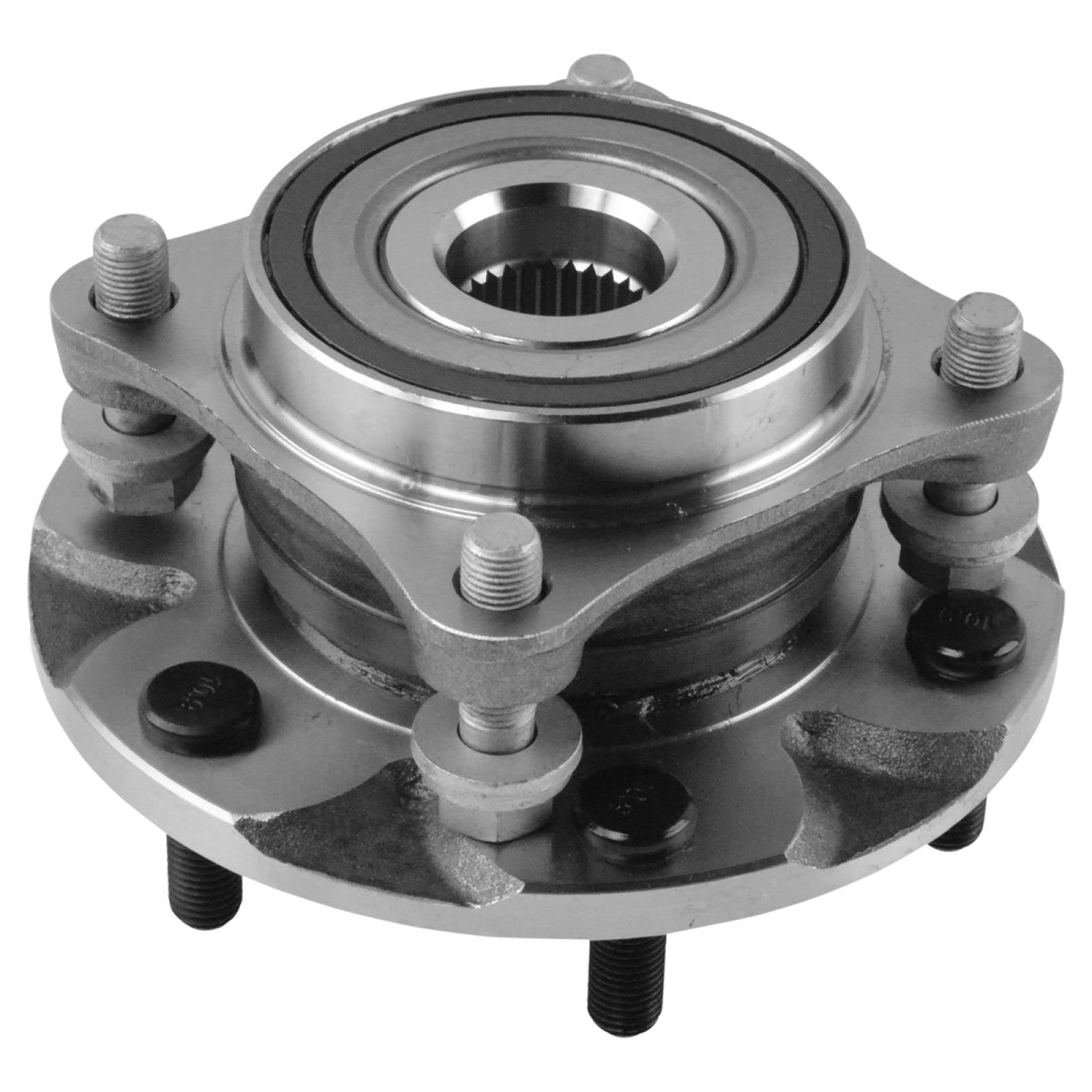 TRQ Front CV Axle Shafts & Wheel Hub Bearing Assemblies 4 Piece Set Compatible with 2003-2016 Toyota 4Runner / 2007-2014 FJ Cruiser / 2005-2015 Tacoma / 2010-2016 Lexus GX460 / 2003-2009 GX470