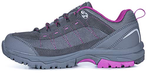 Trespass Rise Hiking Women's Scree Low Cut Walking Boot, Black Castle CSL, 9