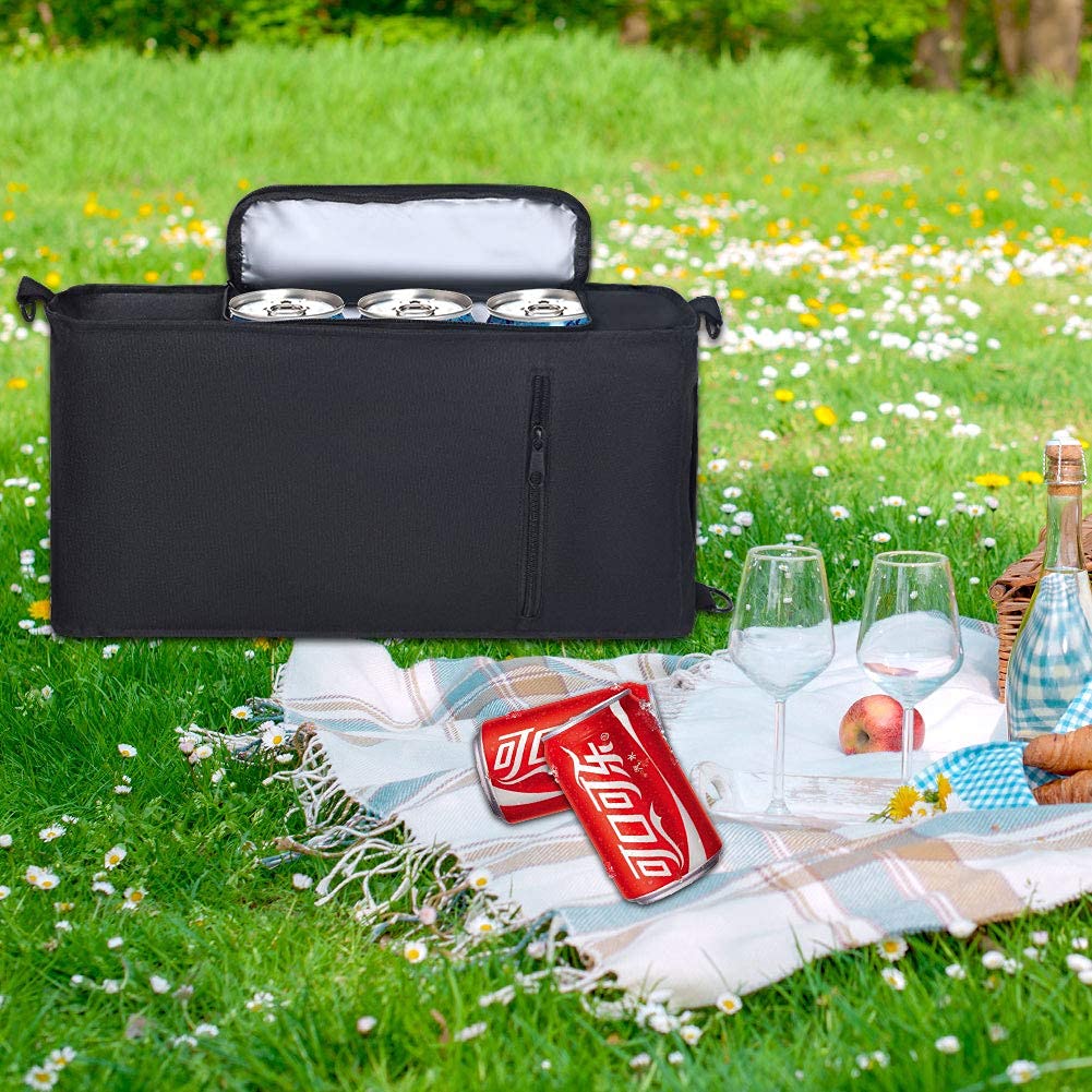 TUYUU Golf Cooler Bag, 12 oz Capacity, Insulated, Holds 6 Cans or 2 Wine Bottles, Durable Oxford Cloth, Easy Carry