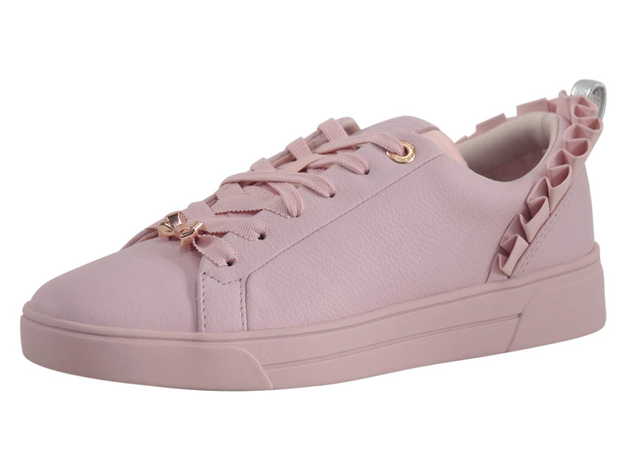 Ted Baker Women's ASTRINA Sneaker, Mink Pink Leather, 10 Medium US