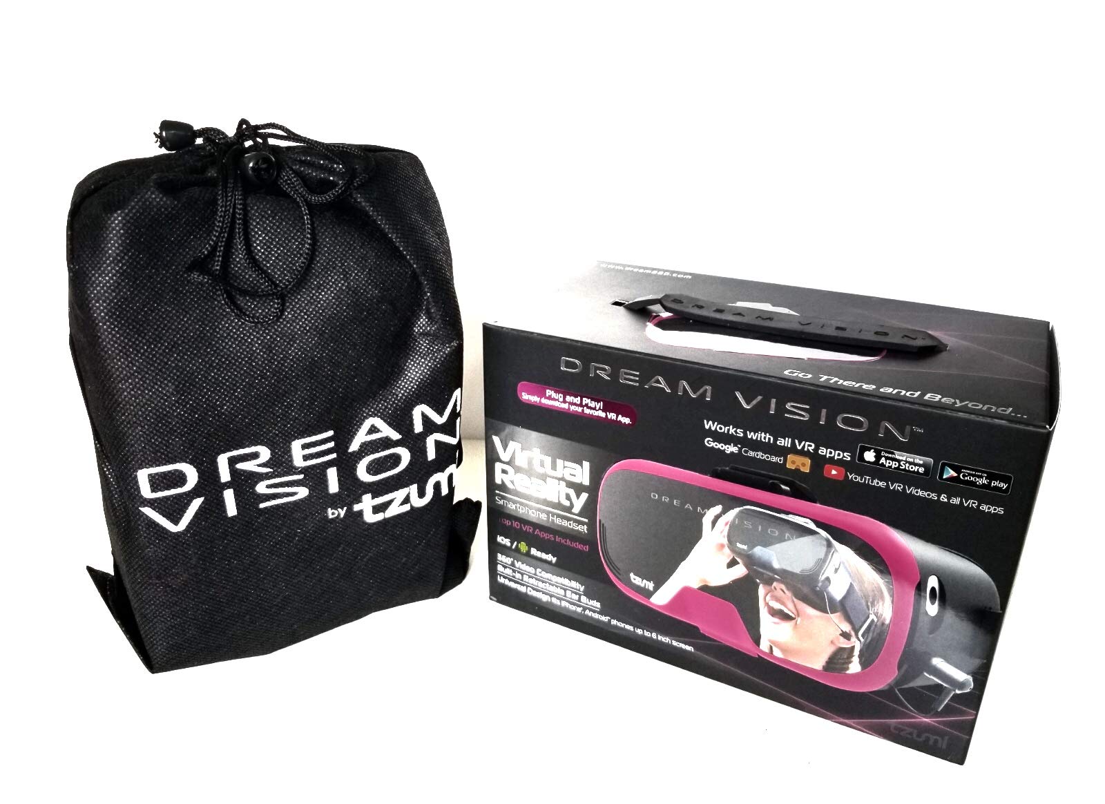 Tzumi 4861WM Dream Vision Virtual Reality, Pink