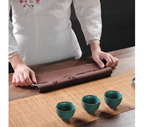 Tea Towel Napkin L39 W30 cm for Chinese Gongfu Chadao Tea Wares Tea Sets